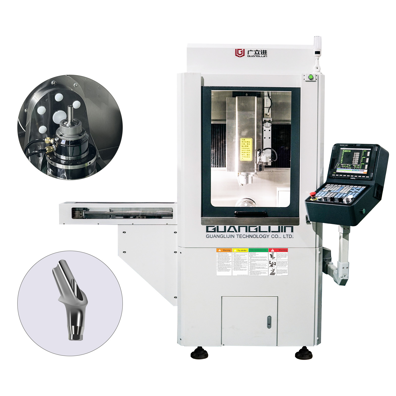 German Dental Milling Machine For Dental Office With German Guide Rails